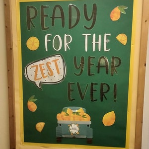 Lemon Back to School Bulletin Board or Classroom Door Decor - Etsy