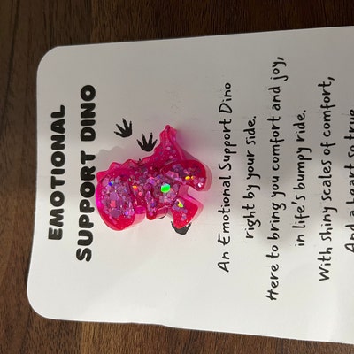 Pocket Dino, Pocket Hug, Pal, Worry Glitter Dinosaur Charm Gift, Child ...