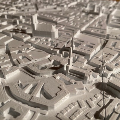 3D Manhattan Digital Files 3D STL File NYC 3D Map 3D City Art 3D ...