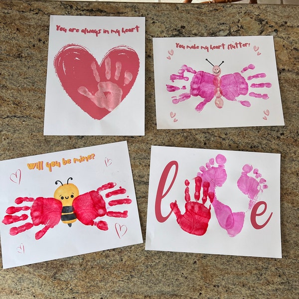 Valentine Handprint Art Preschool Valentine Art, Valentine Preschool ...