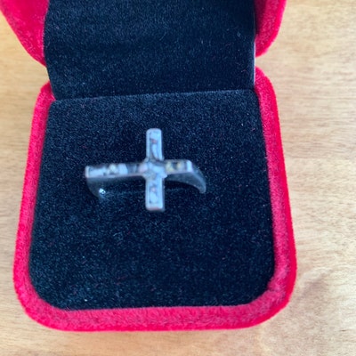 925 Sterling Solid Silver 4mm Wide Edge Core Tunnel Ring, Good for ...