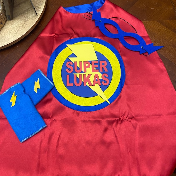 Girls Custom Gift PERSONALIZED SUPERHERO Cape With Full Name Super Star ...