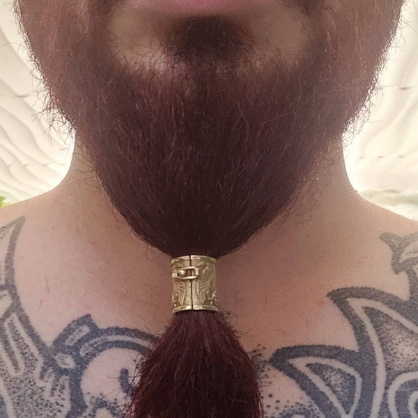 Sterling Silver Beard Beads - Hair Beads - Beard Jewelry - Beard ...