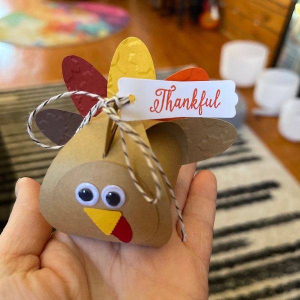 Thanksgiving Turkey Treat Box, Thanksgiving Table Decor, Thanksgiving ...
