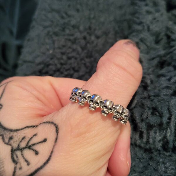 Skeleton Demon Necklace//sterling Silver//handmade Solid S925//unique ...