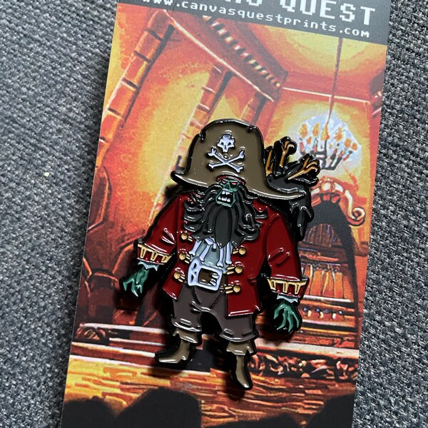 Monkey Island 2 Lechuck's Revenge Zombie Pirate Lechuck V2 Enamel Pin ...