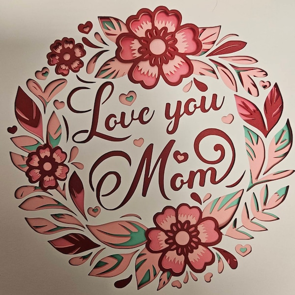 Mother’s Day Shadow Box Svg, Mom Shadow Box Svg, Mum Svg , Nanny Svg ...