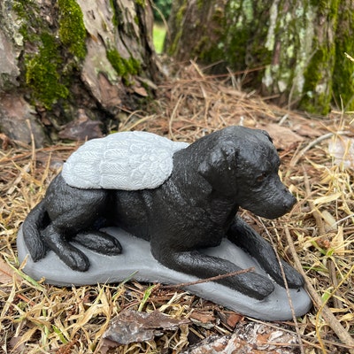 Labrador Statue, Lab, Labrador Retriever Angel Statue, Concrete Lab ...