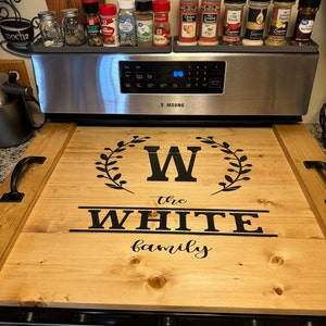 Hand Made Custom Stove Top Cover - Etsy