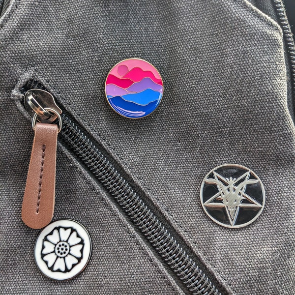 Subtle Bisexual Flag Enamel Pin Enamel Cute Pin Set Pins Laple Pin Hard ...