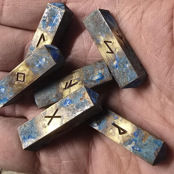 Rune Casters: Brass Runes for Role Playing Games, Scrying, and Magic - Etsy