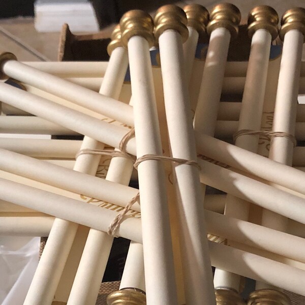 6-inch DIY 90 Sets. Scroll Invitation Rods - Etsy