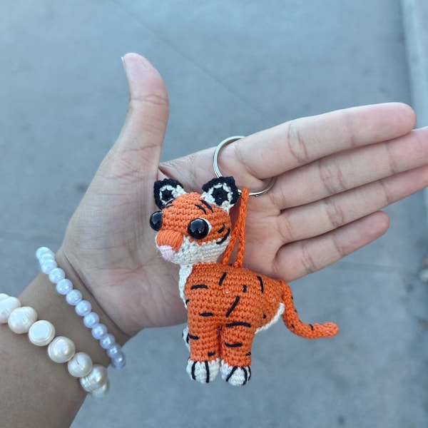 Niko Tiger - Crochet Pattern, Tiger Amigurumi Pattern, 4 Leg Tiger ...