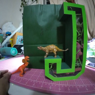 3D Alphabet Letters A-Z Fill Box Template Digital Download Cut Files ...