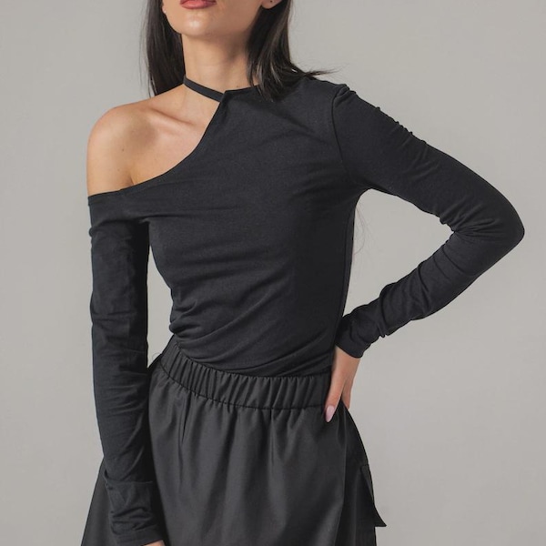 Turtleneck Shrug Bolero, Cyberpunk Sweater Shrug, Long Sleeve Pullover ...