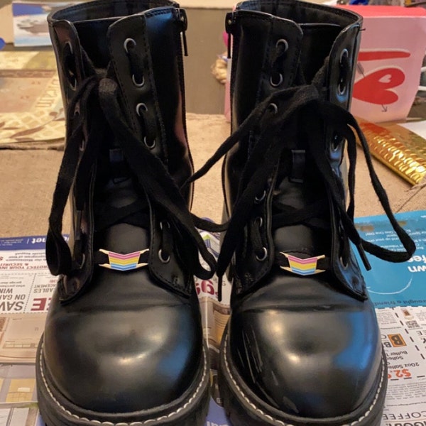 Pansexual Lace Locks — Small Subtle Gay Pride Shoelace Discreet Shoe ...