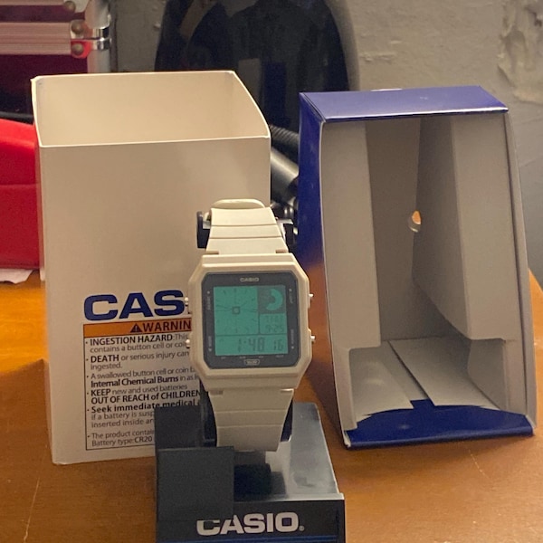 Custom Black Casio F91W Inverted Screen Mod - Etsy