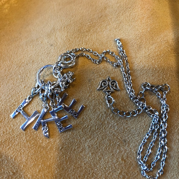 Sterling Silver Letter H Celtic Knot Charm - Etsy