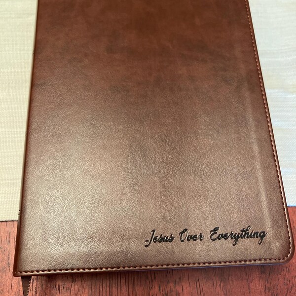 Personalized ESV Bible With Name Engraved, ESV Wide-margin Bible ...
