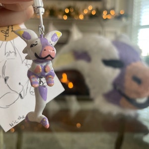 Custom Chibi Dangler Charm Animal Dangler Moving Tail - Etsy