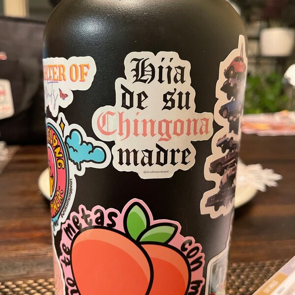 Chingona Vibes Only Vinyl Sticker Decal - Etsy