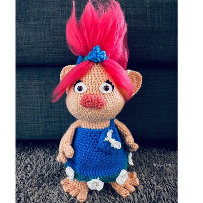 Fuzzy Troll Crochet Pattern - Etsy