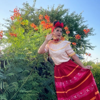 Handmade Cosplay Dolores Madrigal Costume, Dolores Encanto Dress ...