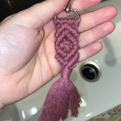 Custom Macrame Keychain / Keychain / Key Chain / Boho Keychain ...
