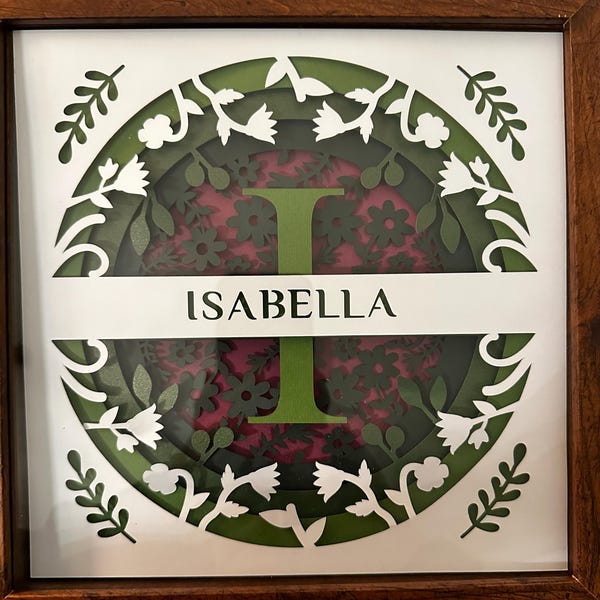 Customizable 3D Family Tree Shadow Box Svg, Custom Names Shadow Box, Family Shadow Box, Perfect ...