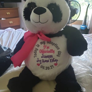 Adoption Gift Personalized Stuffed Animal Adoption Animal | Etsy