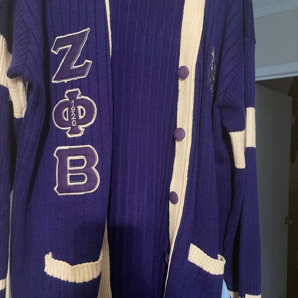 Custom Sorority Cardigan - Zeta Phi Beta, Delta Sigma Theta, AKA, Sigma ...