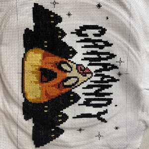 Vintage Haunted Carousel Cross Stitch Pattern Creepy, Beistle, Pumpkin ...