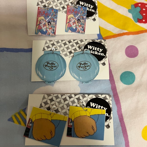 Gojo Satoru & Geto Suguru Earrings, JJK Inspired Jewelry, Jujutsu ...