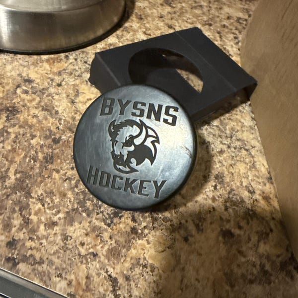 Hockey Pucks - Personalized Coach Puck - Custom Engraved Hockey Puck ...