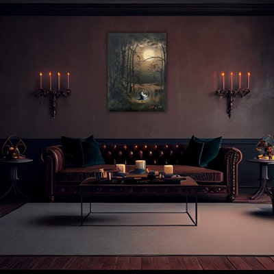 Dark Study Mockup Concepts 9x VOL3 Dark Study Empty Wall Mockup ...