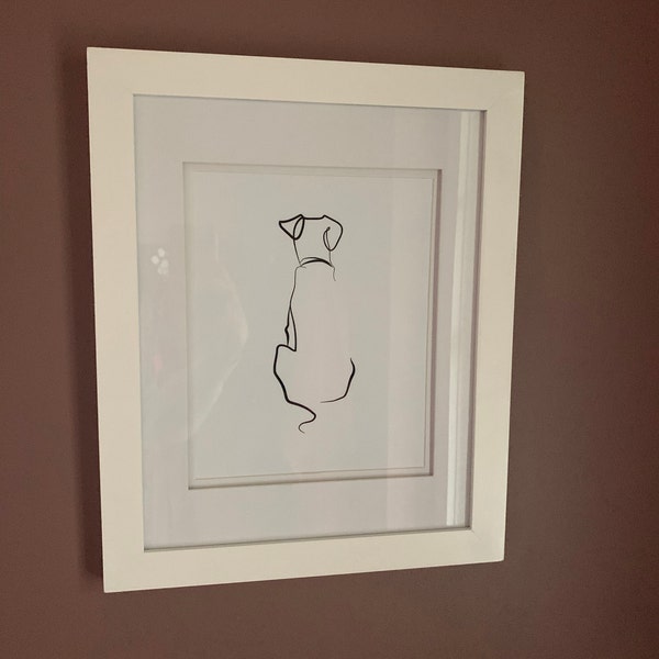 Wolf One Line Art | Wolf Tattoo Art | Minimalist Line Art | Abstract ...