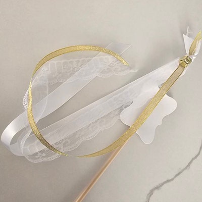 150 Ribbon Wedding Wands Send off Idea Ceremony Exit Ribbon Wedding ...