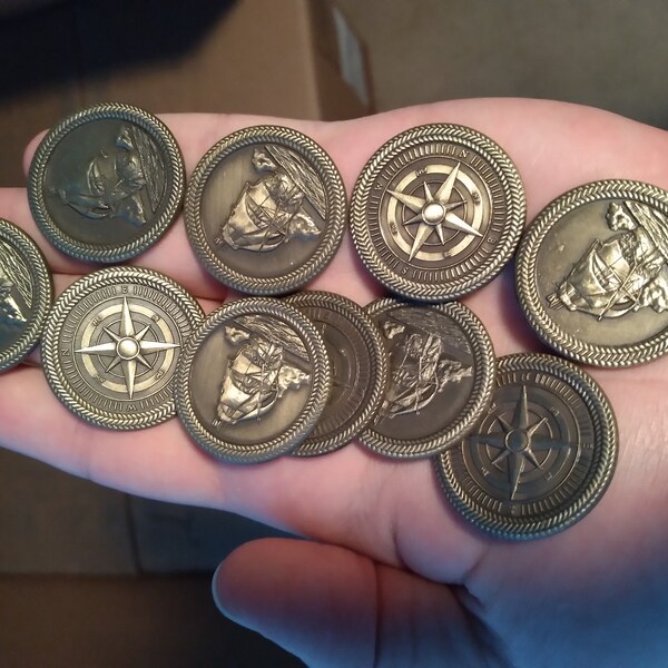 Fantasy Coins - Pirate Gold - Etsy