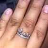 The Quinn. Sterling Silver 925 Queen Crown Ring - Etsy