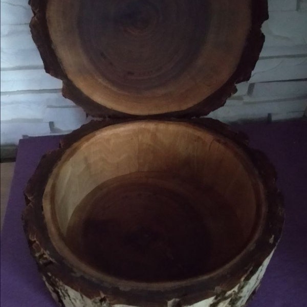 Wooden Box,wooden Jewelry Box,log Box, ,handmade Wooden Box,handmade ...