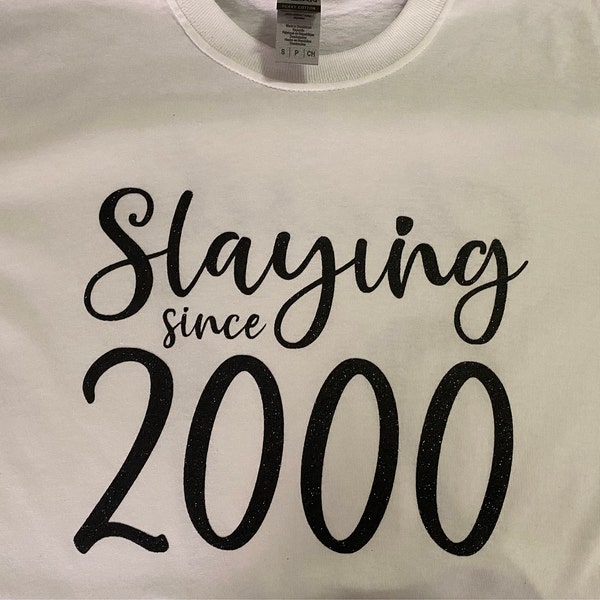 Slaying Since 2000 SVG | 21st Birthday Svg | 2000 Birthday SVG ...