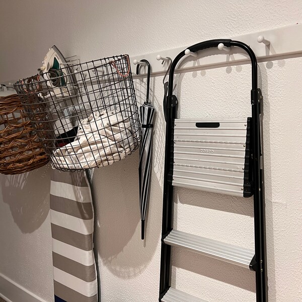 Unfinished Shaker Peg Coat Hat Rack 48" - Etsy