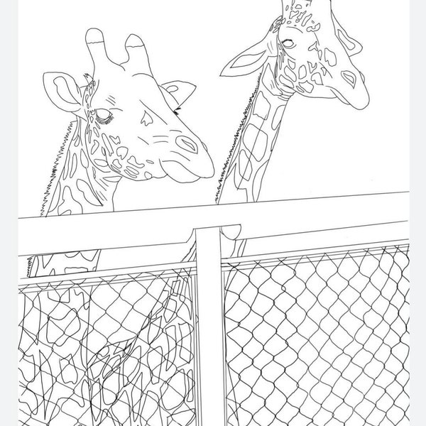 Custom Coloring Page - Etsy