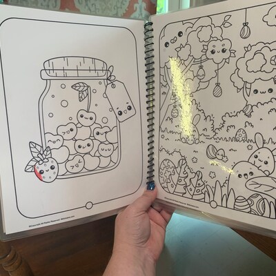 Kawaii Pastel Goth Printable Coloring Book. Digital Download PDF Pages ...