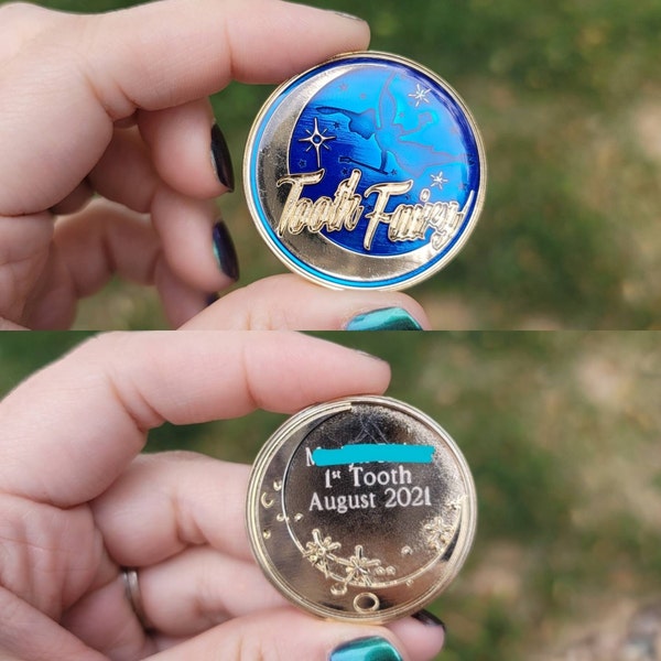 Engravable Tooth Fairy Coin - Etsy
