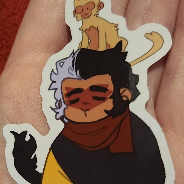 Ne Zha Matte Sticker - Etsy