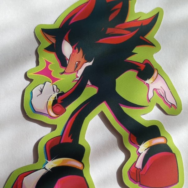 Sonic Stickers | 3.5 Inch Sonic Hedgehog, Shadow Hedgehog, Knuckles ...