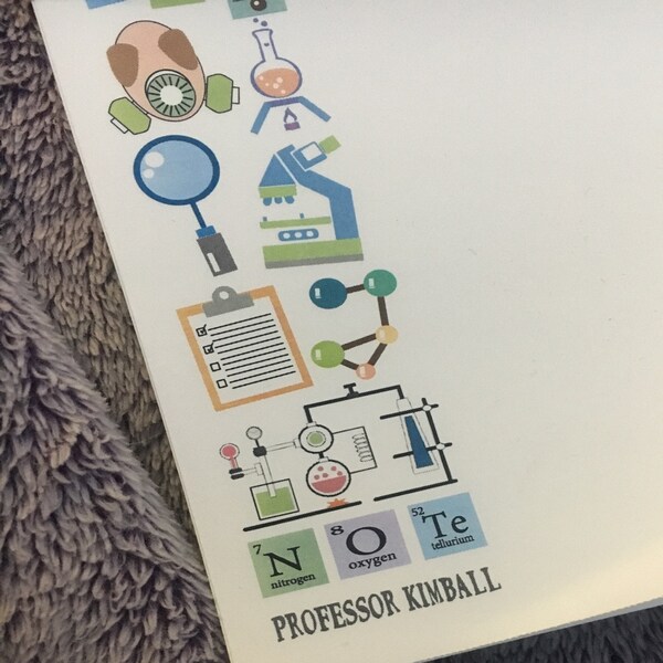 STEM Personalized Notepad/ Science Personalized Notepad/ Engineering ...