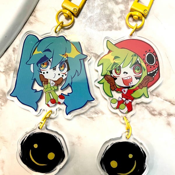 Vocaloid Kagamine Rin & Len Remote Control Linking Charm - Etsy