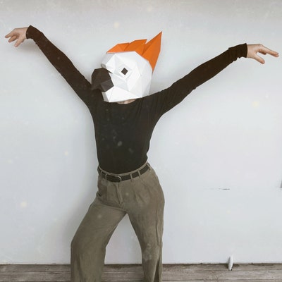 DIY Cockatoo Mask, Bird Mask, Halloween Mask, Paper Craft Template ...